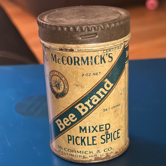 Accents | Vintage Mccormicks Bee Brand | Poshmark